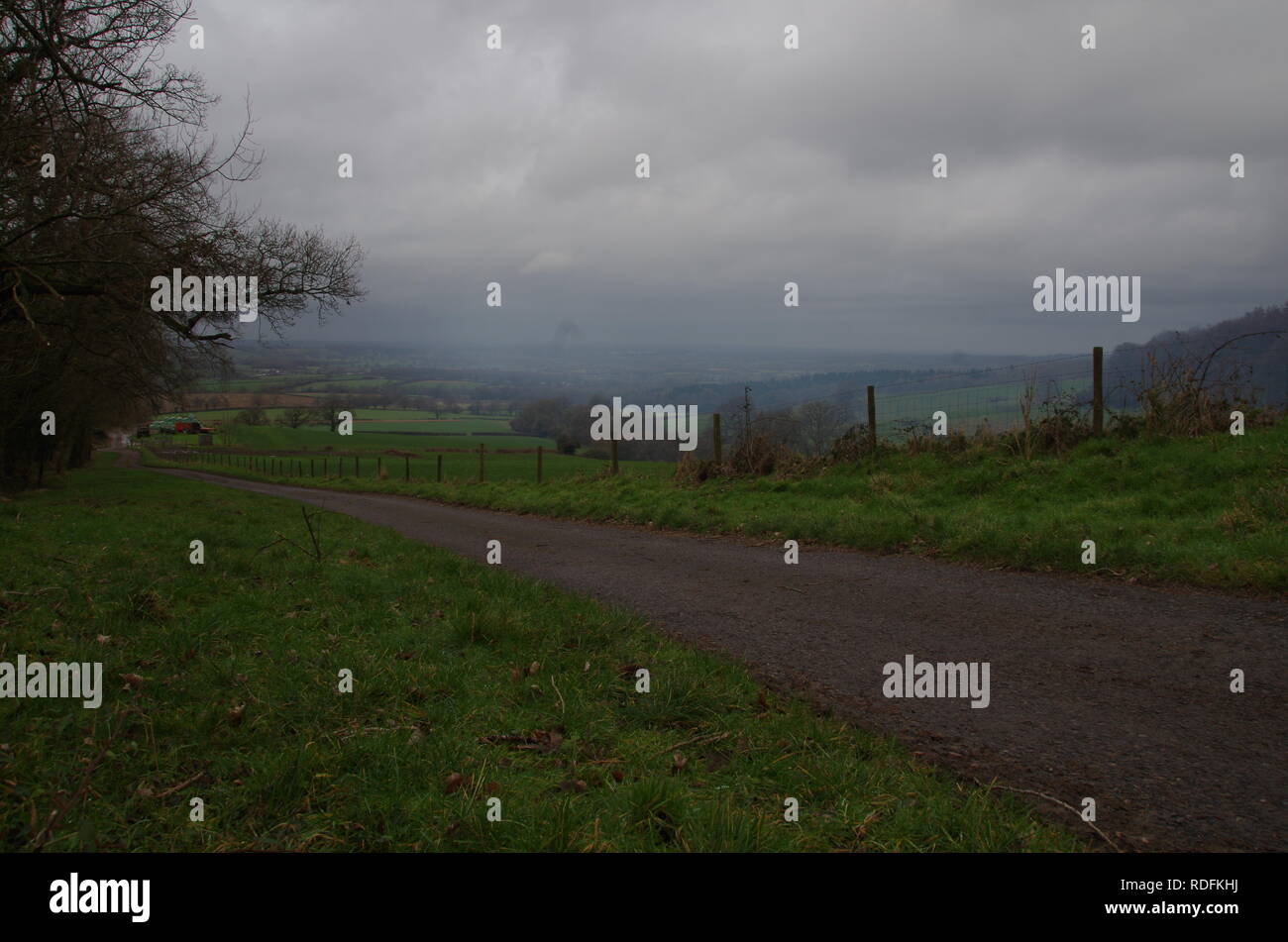 The Macmillan Way. Long-distance trail. Somerset. England. UK Stock ...
