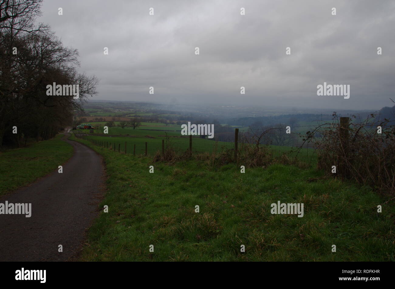 The Macmillan Way. Long-distance trail. Somerset. England. UK Stock ...