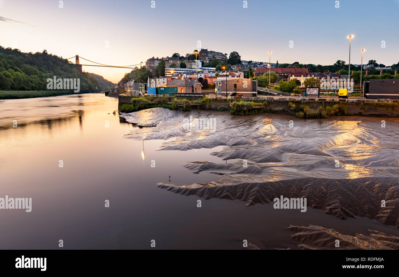 The Clifton Suspension Bridge, spanning the picturesque Avon Gorge, is ...