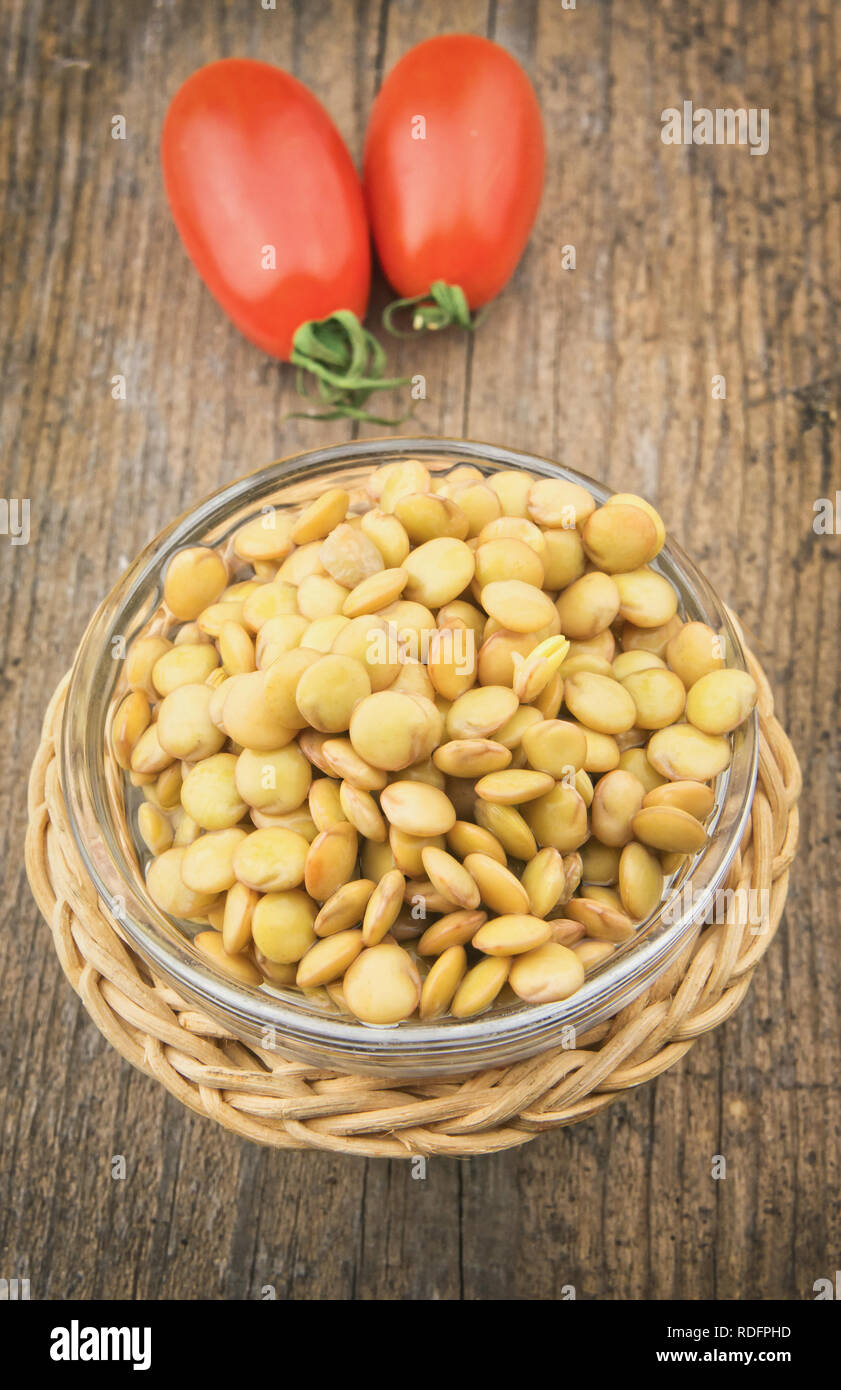 Raw lentils close up on hi-res stock photography and images - Alamy