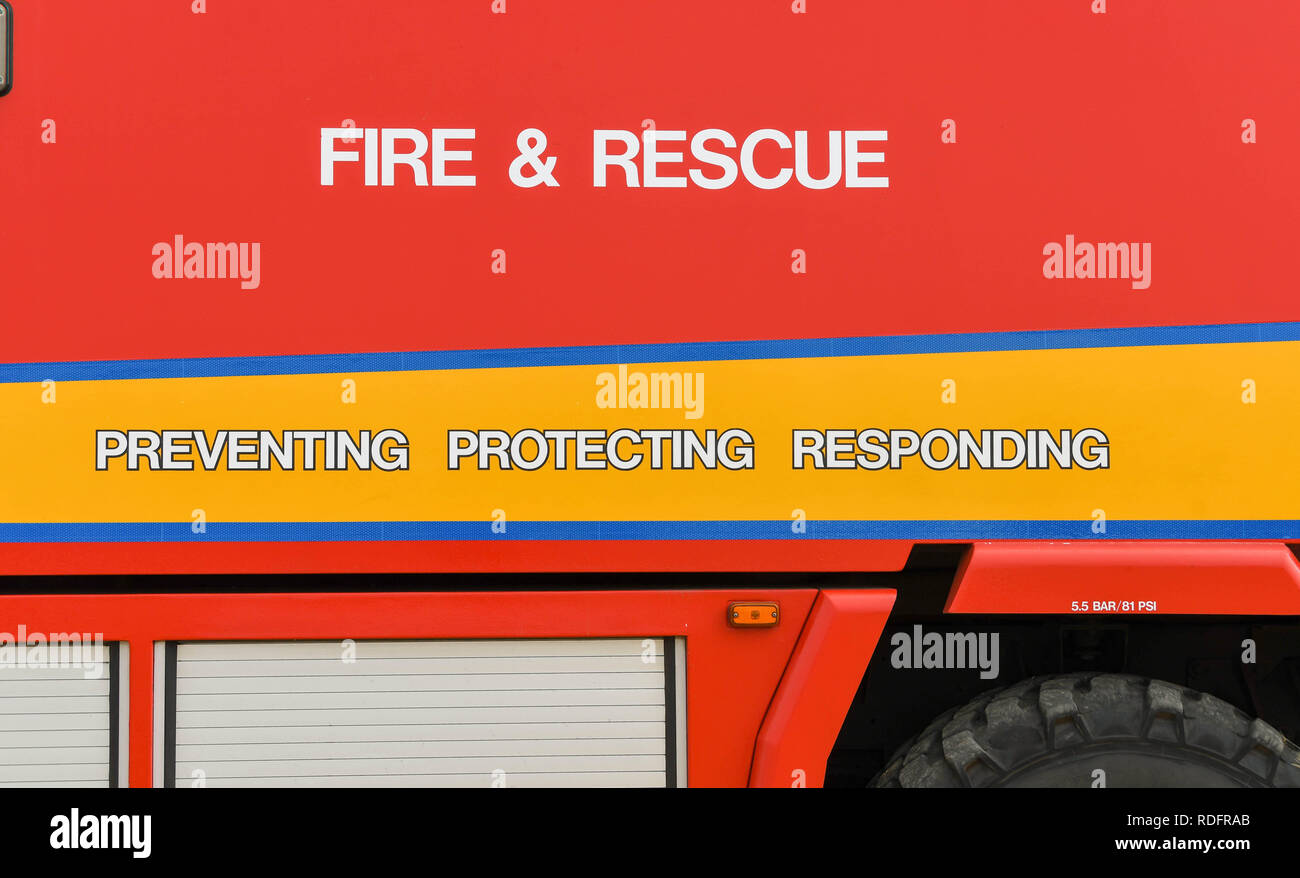 Airport fire and rescue logo hi-res stock photography and images - Alamy