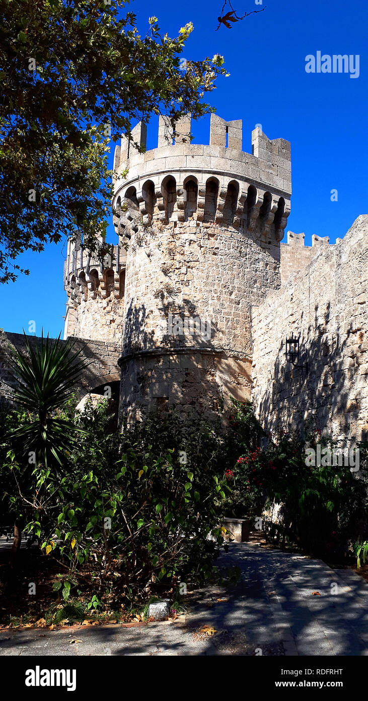 This fortress on the Greek Island of Rhodes was the headquarters and ...