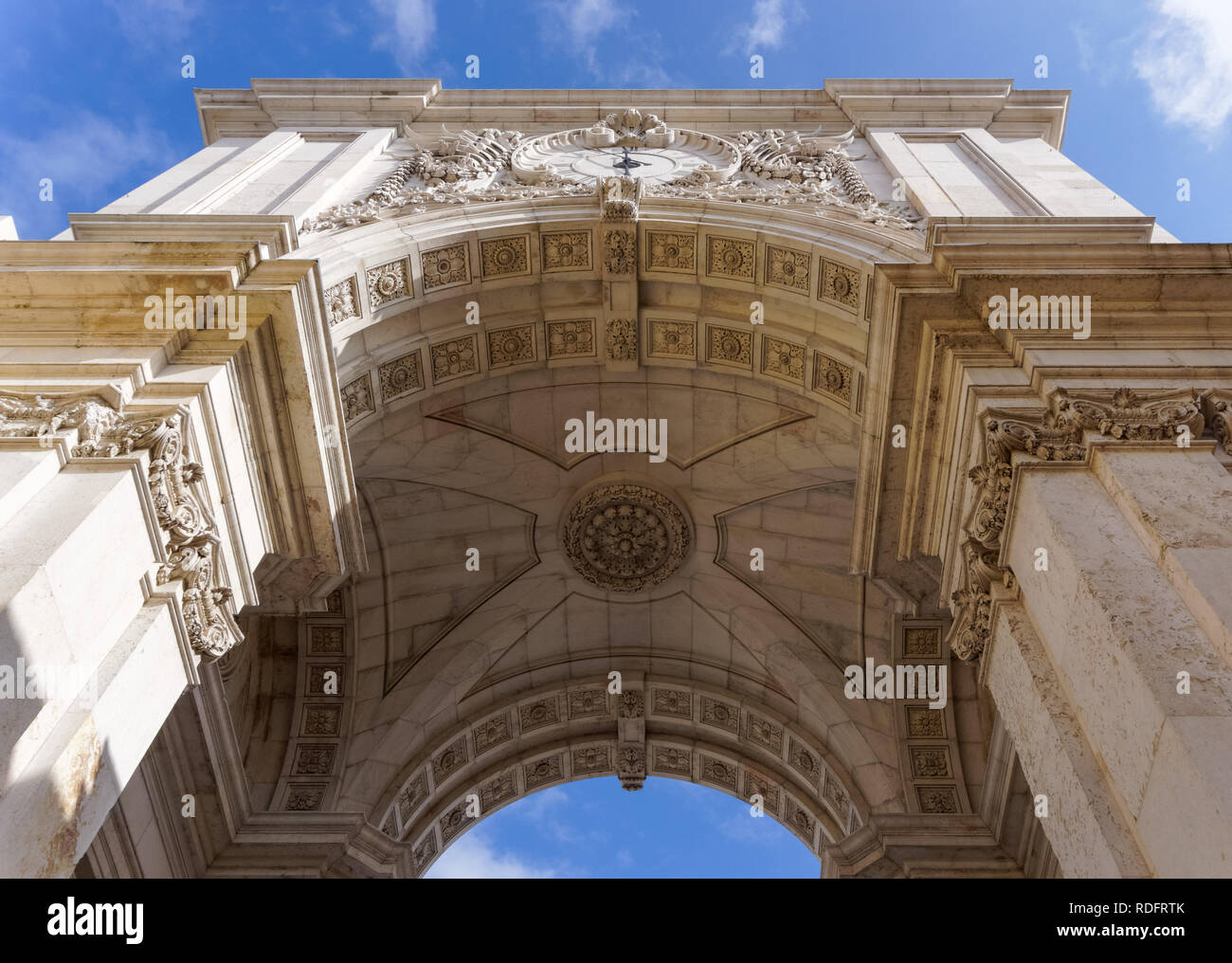 Augusta street triumphal arch hi-res stock photography and images - Alamy
