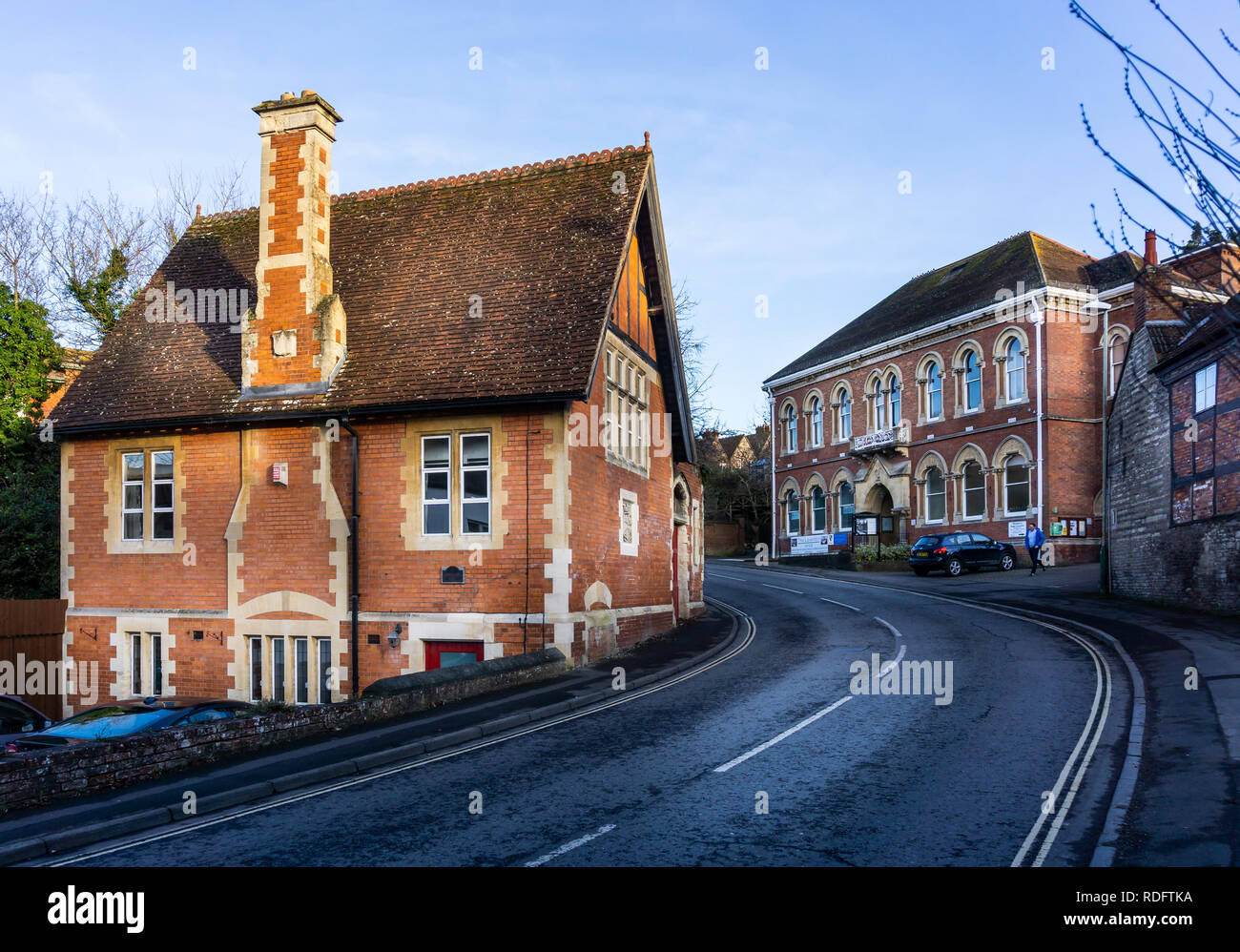 Laverton Hall and Oddfellows Hall in Bratton Road, Westbury, Wiltshire ...