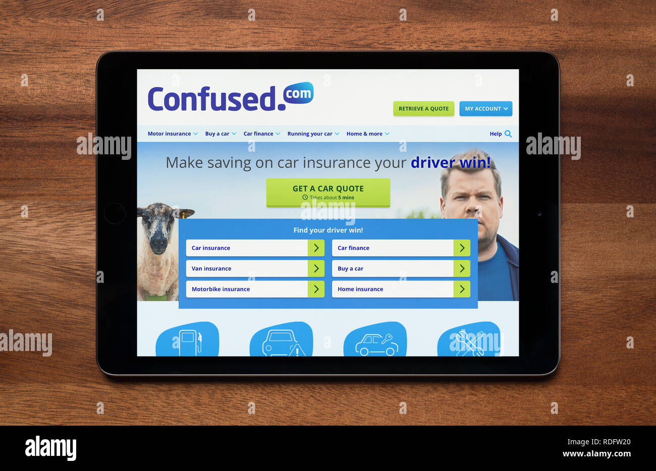 Confused com logo hi-res stock photography and images - Alamy