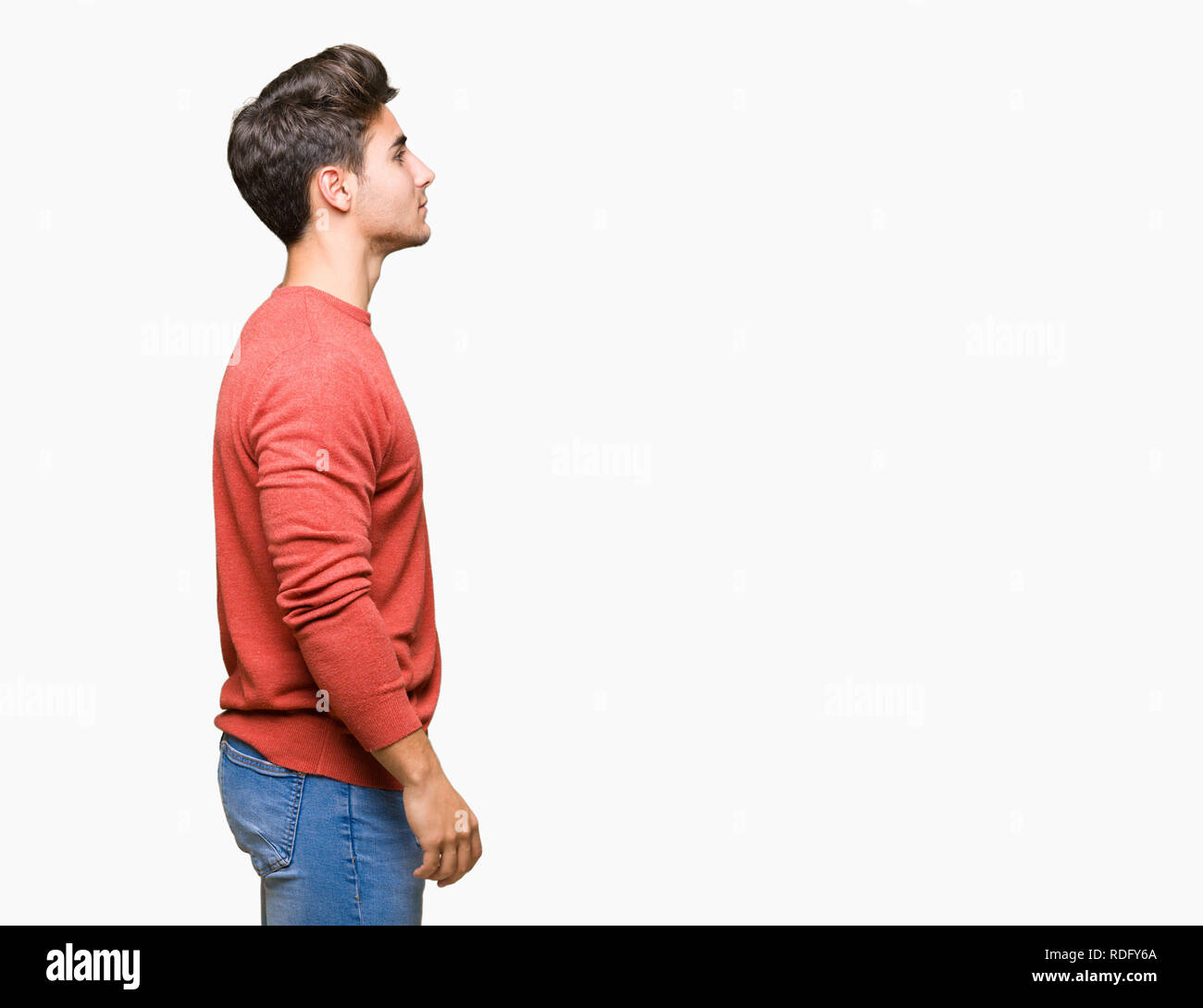 Face silhouette teenager Cut Out Stock Images & Pictures - Alamy