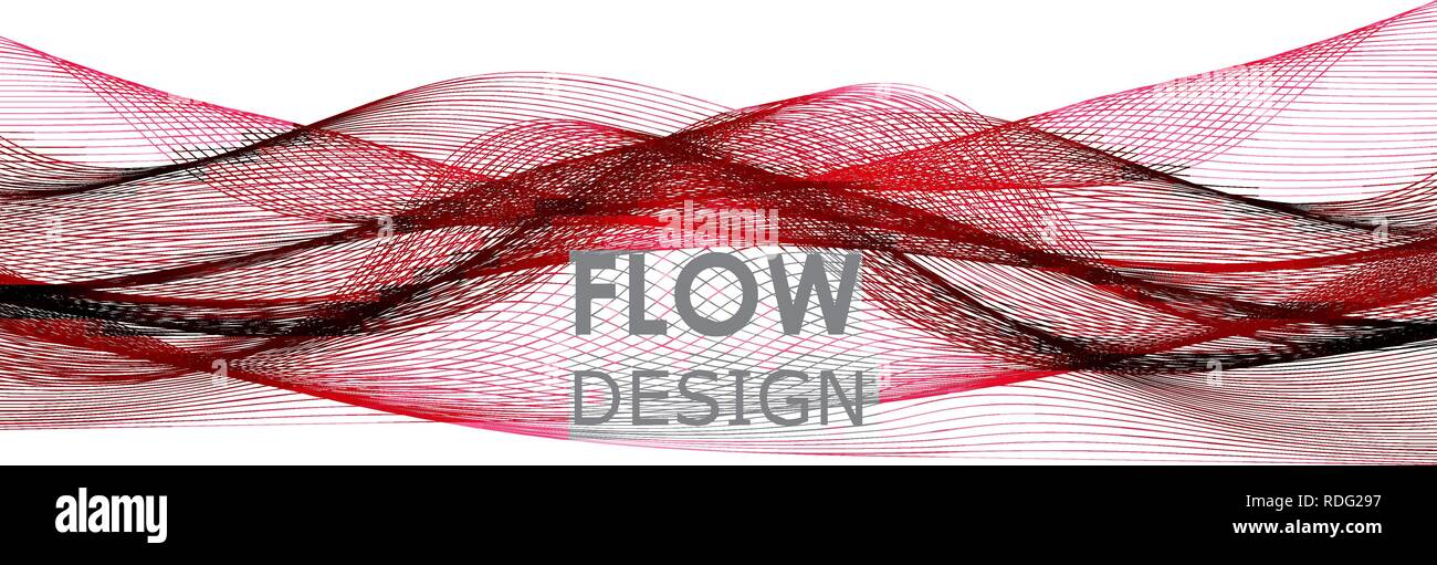Flow shapes design. Liquid wave background. Abstract 3d flow shape ...