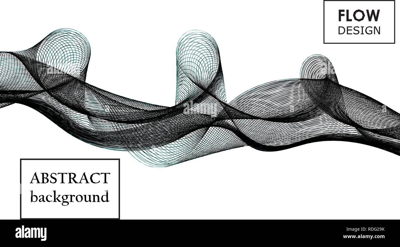 Flow shapes design. Liquid wave background. Abstract 3d flow shape ...