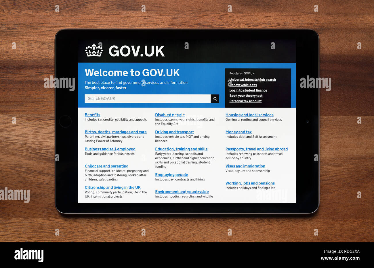 Gov uk logo hi-res stock photography and images - Alamy