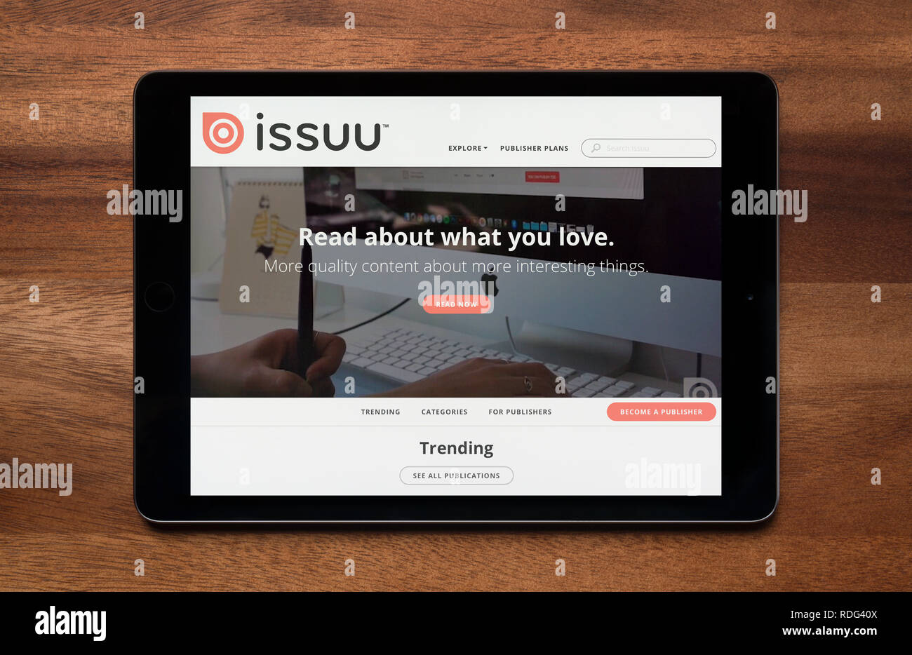 Issuu logo hi-res stock photography and images - Alamy