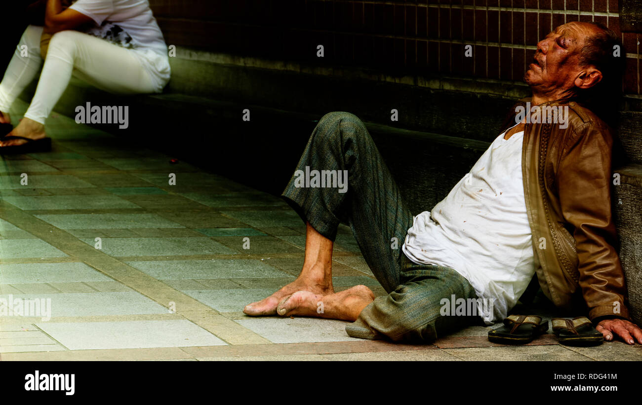 Taipei, Taiwan - Apr, 21 2017: Monga, this name Wanhua, the birthplace ...