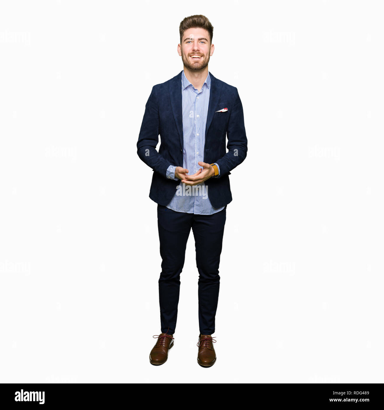 Full body optimistic hispanic Cut Out Stock Images & Pictures - Alamy