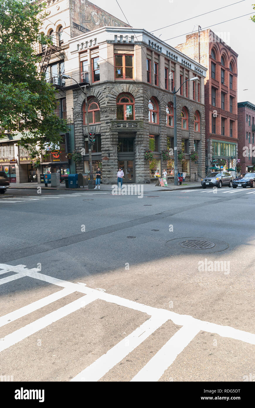 Crosswalks seattle hi-res stock photography and images - Alamy
