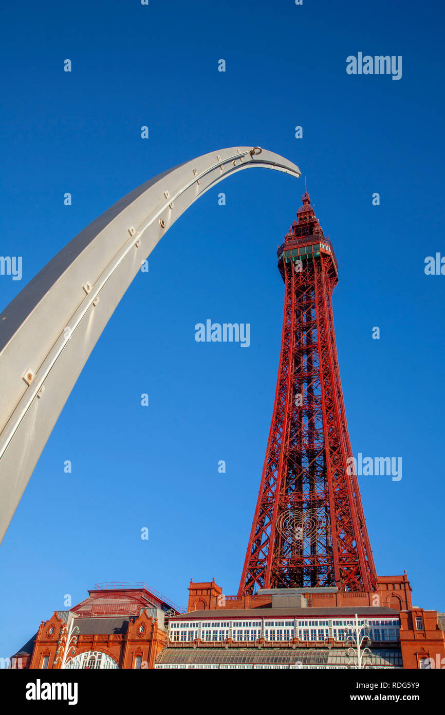 Blackpool Tower is a tourist attraction in Blackpool, Lancashire ...