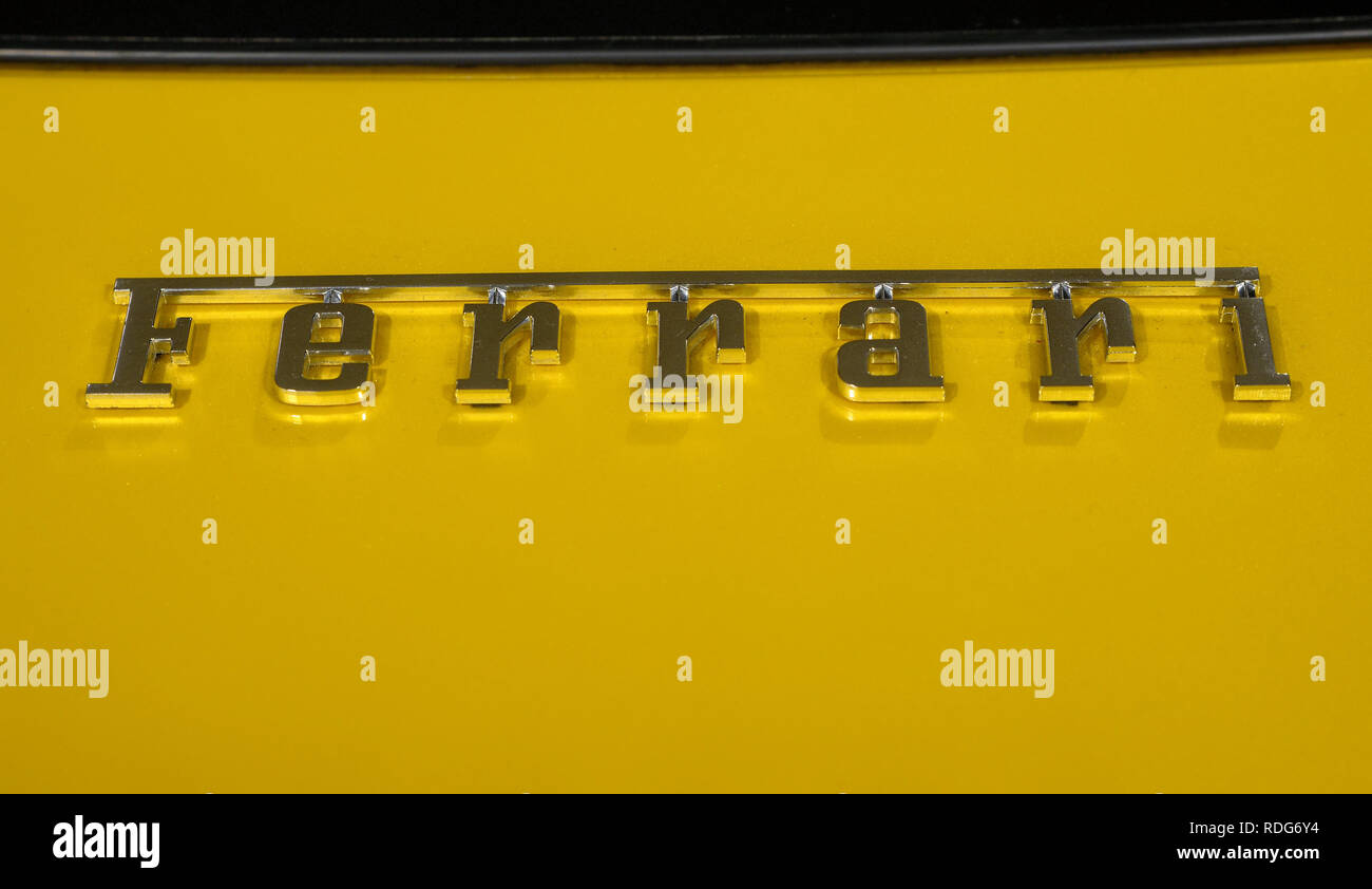 Maranello, Emilia Romagna, Italy. December 2018. At the Ferrari museum ...