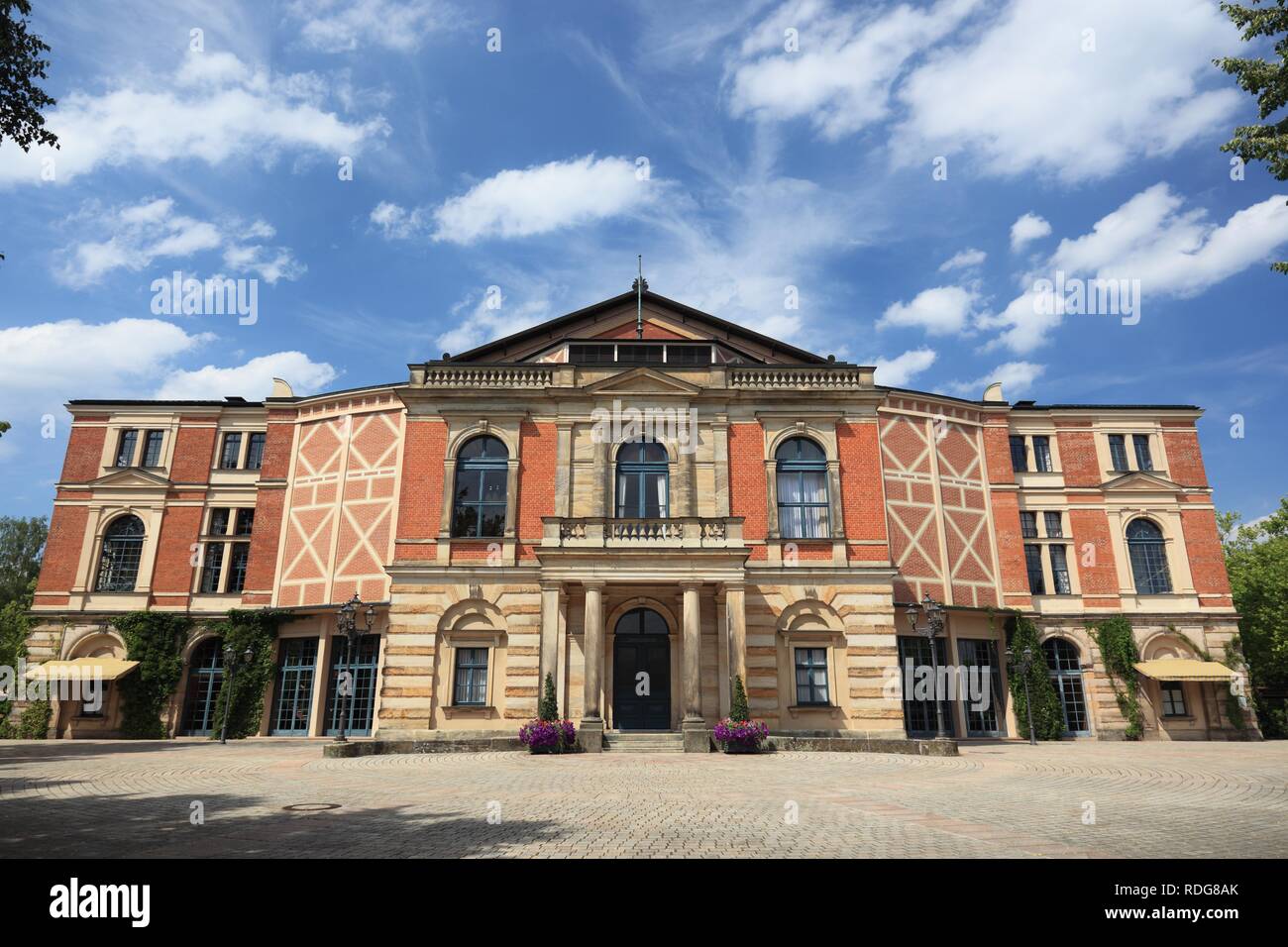 Bayreuth Festspielhaus or Bayreuth Festival Theatre, Richard Wagner ...