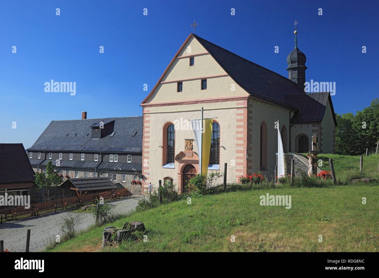 Kloster Kreuzberg Franciscan monastery, Bischofsheim, Landkreis Rhoen ...