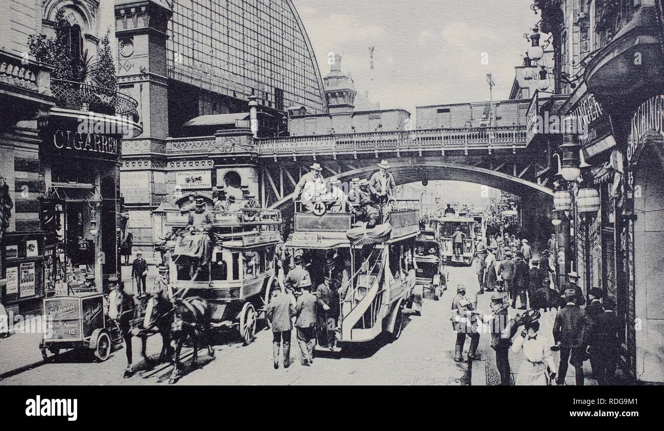 Friedrichstrasse Railway Station, Berlin, Germany, historical image ...