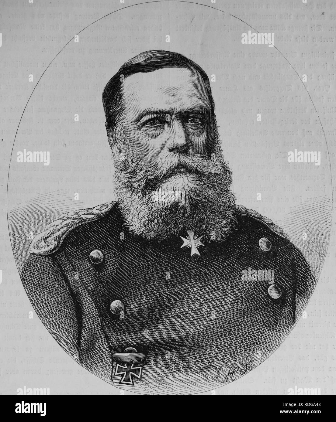 Ernst Friedrich Eduard von Falkenstein, General Governor of the German ...