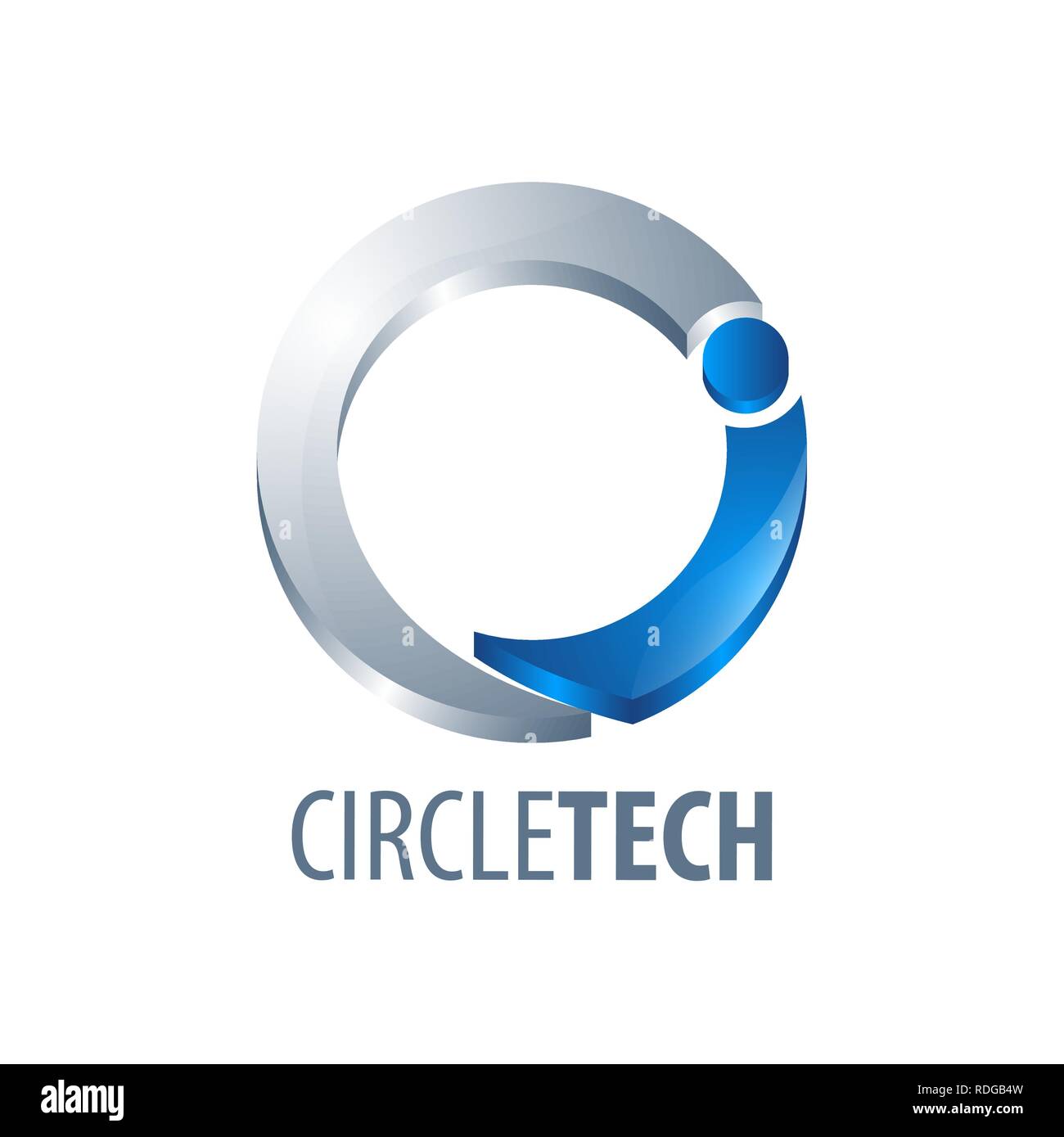Circle technology initial letter i logo concept design. Symbol graphic template element vector ...