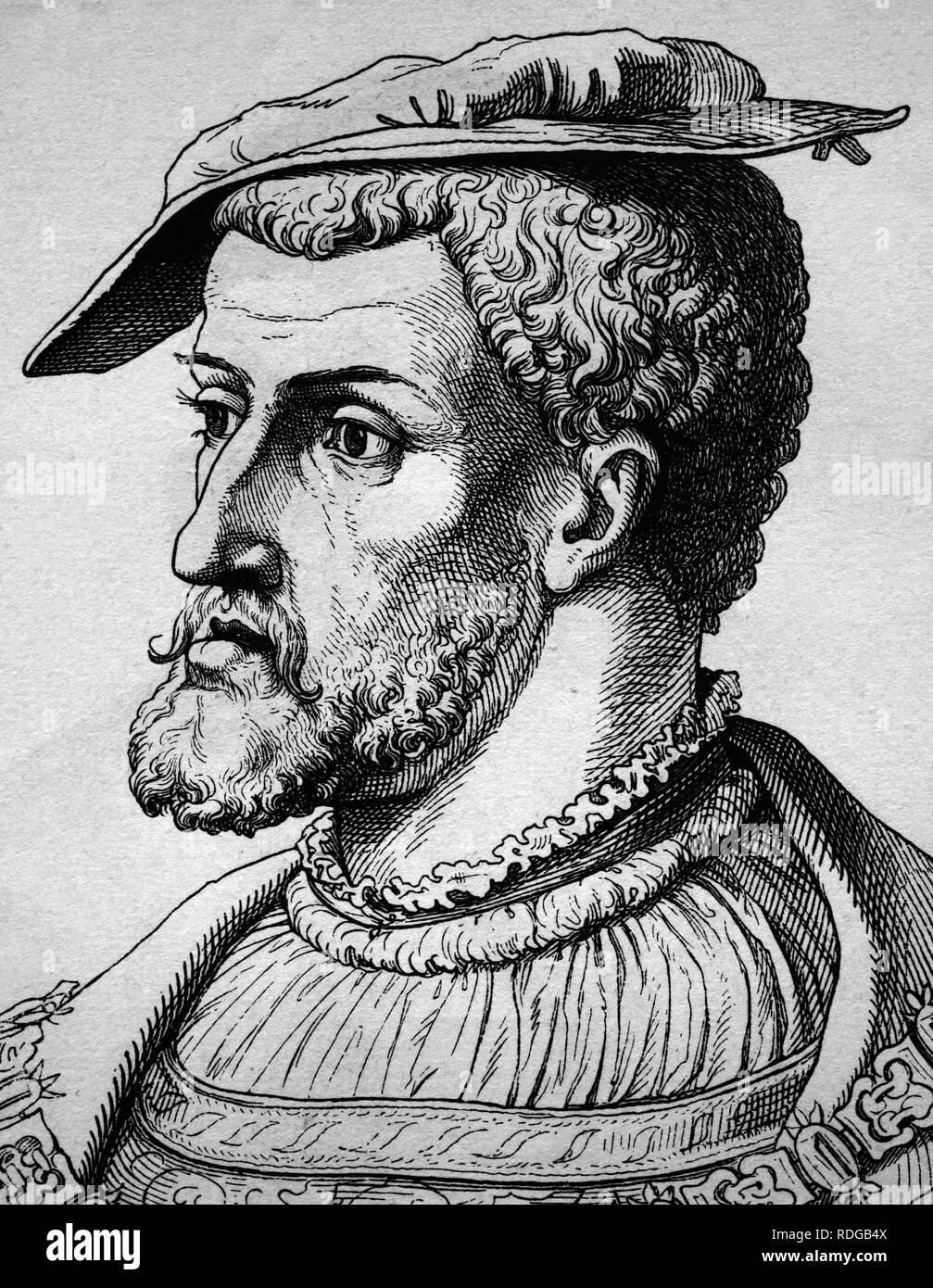 Charles V, German Emperor, 1500 - 1558, portrait, historical ...