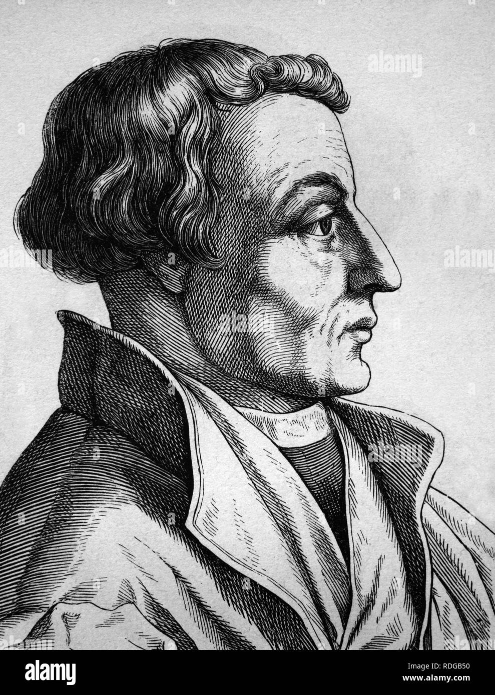 Martin Bucer, 1491 - 1551, theologian and reformer of Strasbourg and ...