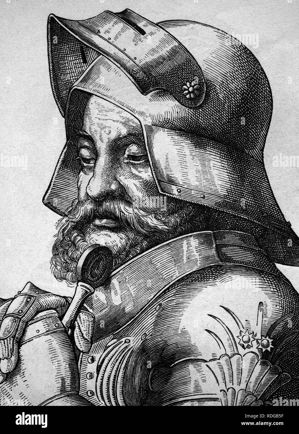 Goetz von Berlichingen, 1480 - 1562, Supreme commander of the army ...