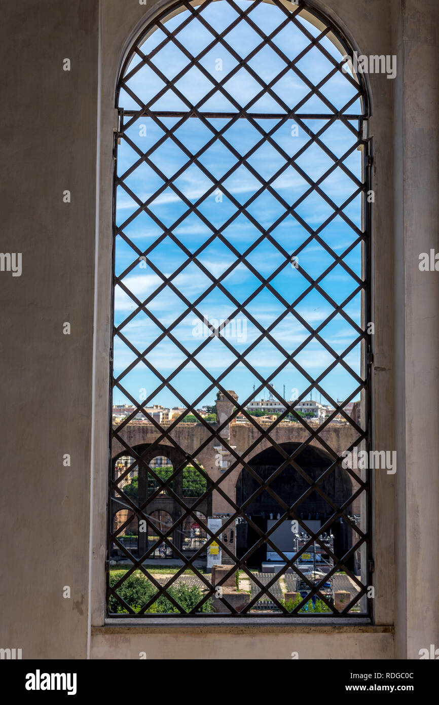 Italy rome stained glass window hi-res stock photography and images - Alamy