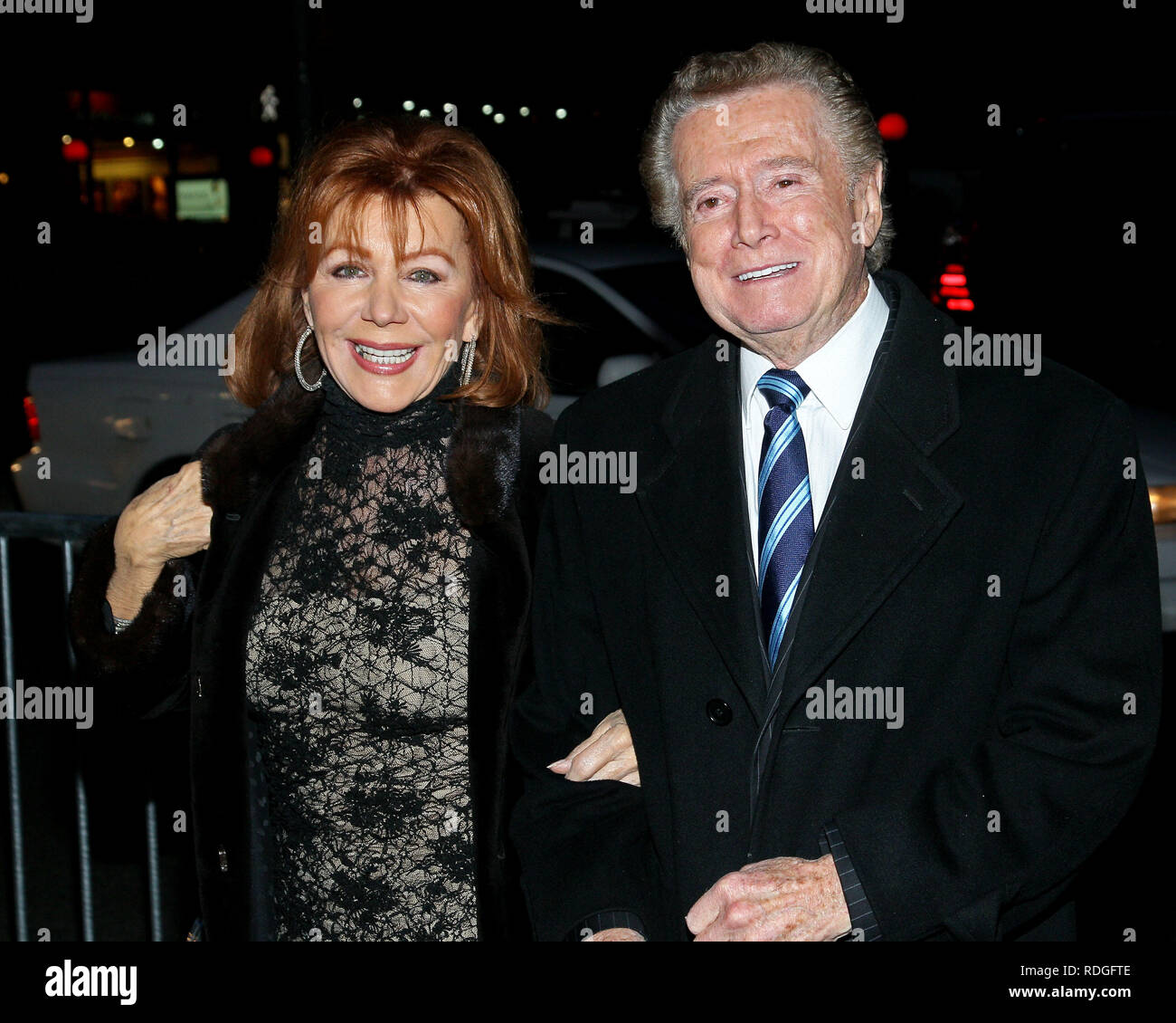 New York, NY - March 03: Joy Philbin and Regis Philbin at Rodgers ...