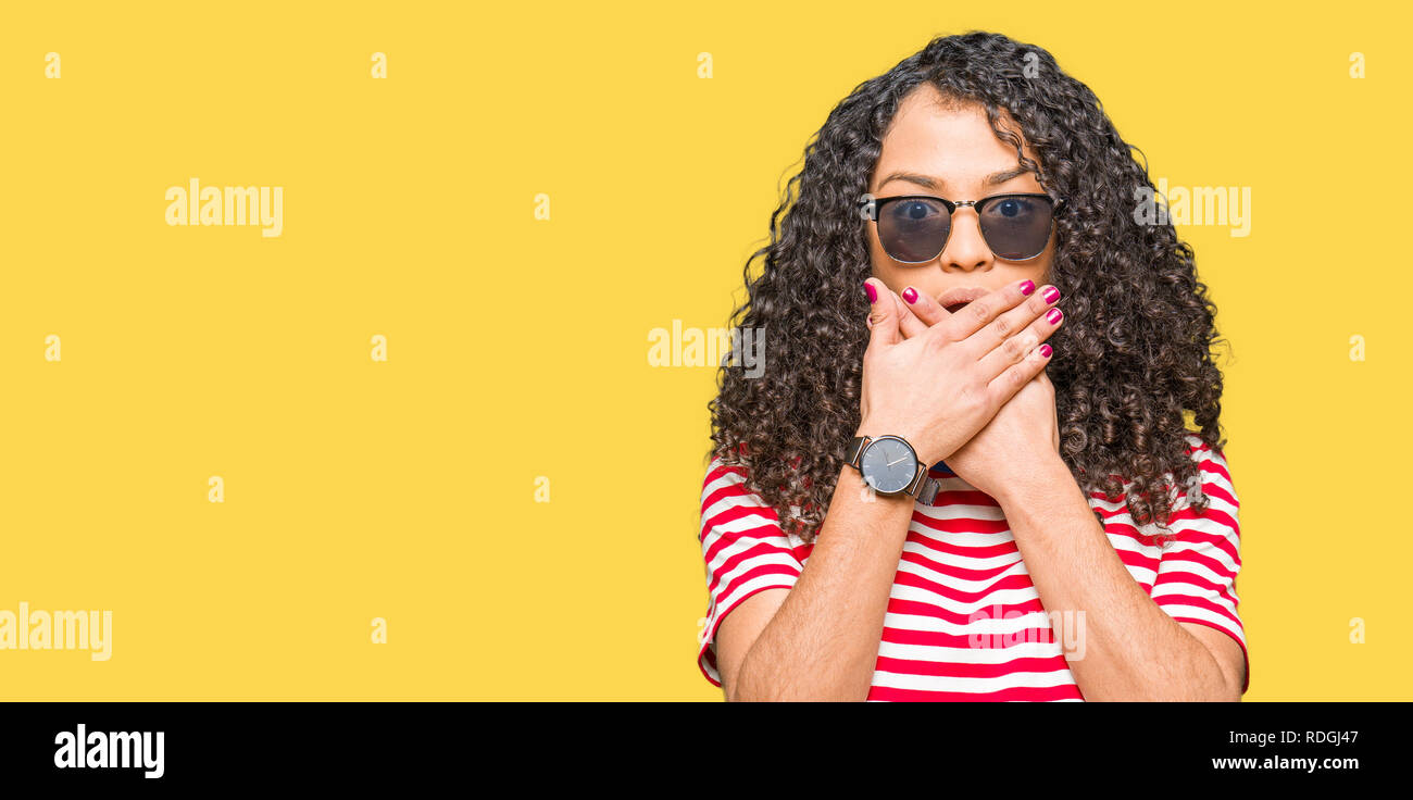 Shocked surprise embarrassed woman full hi-res stock photography and ...
