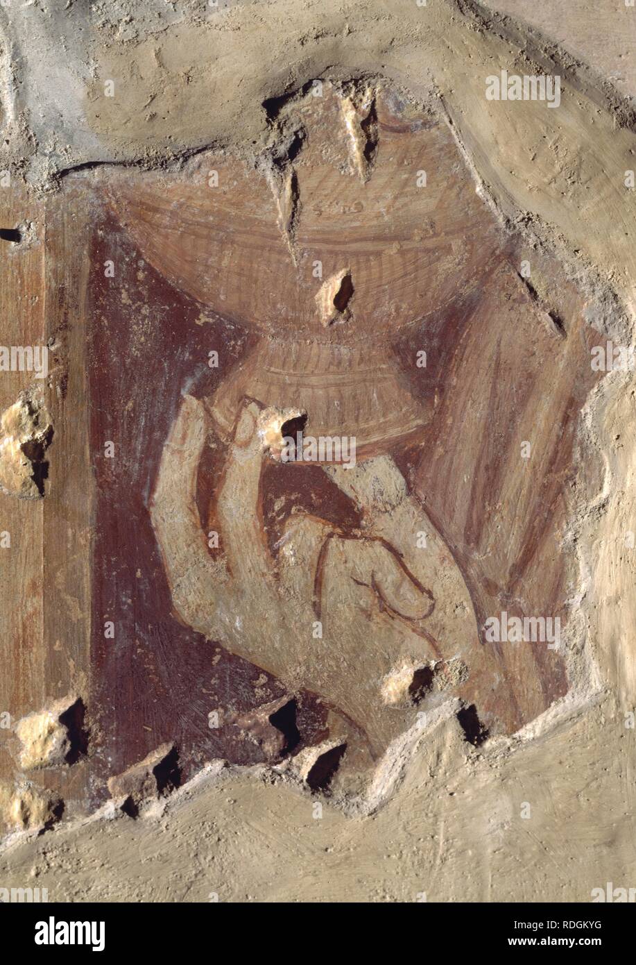 PATIO MUDEJAR-PINTURA. Location: MONASTERIO DE LA RABIDA. PALOS DE LA ...