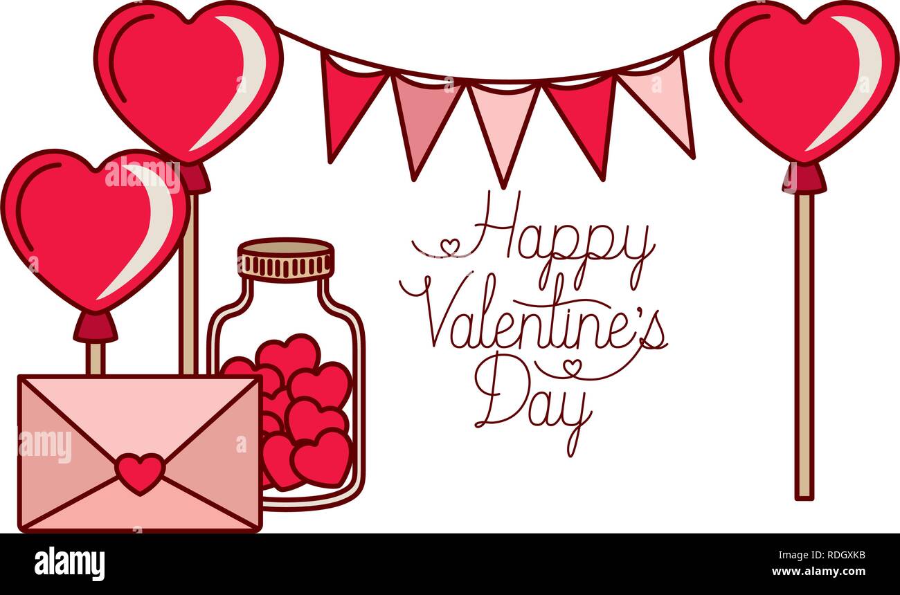 happy valentines day label isolated icon Stock Vector Image & Art - Alamy