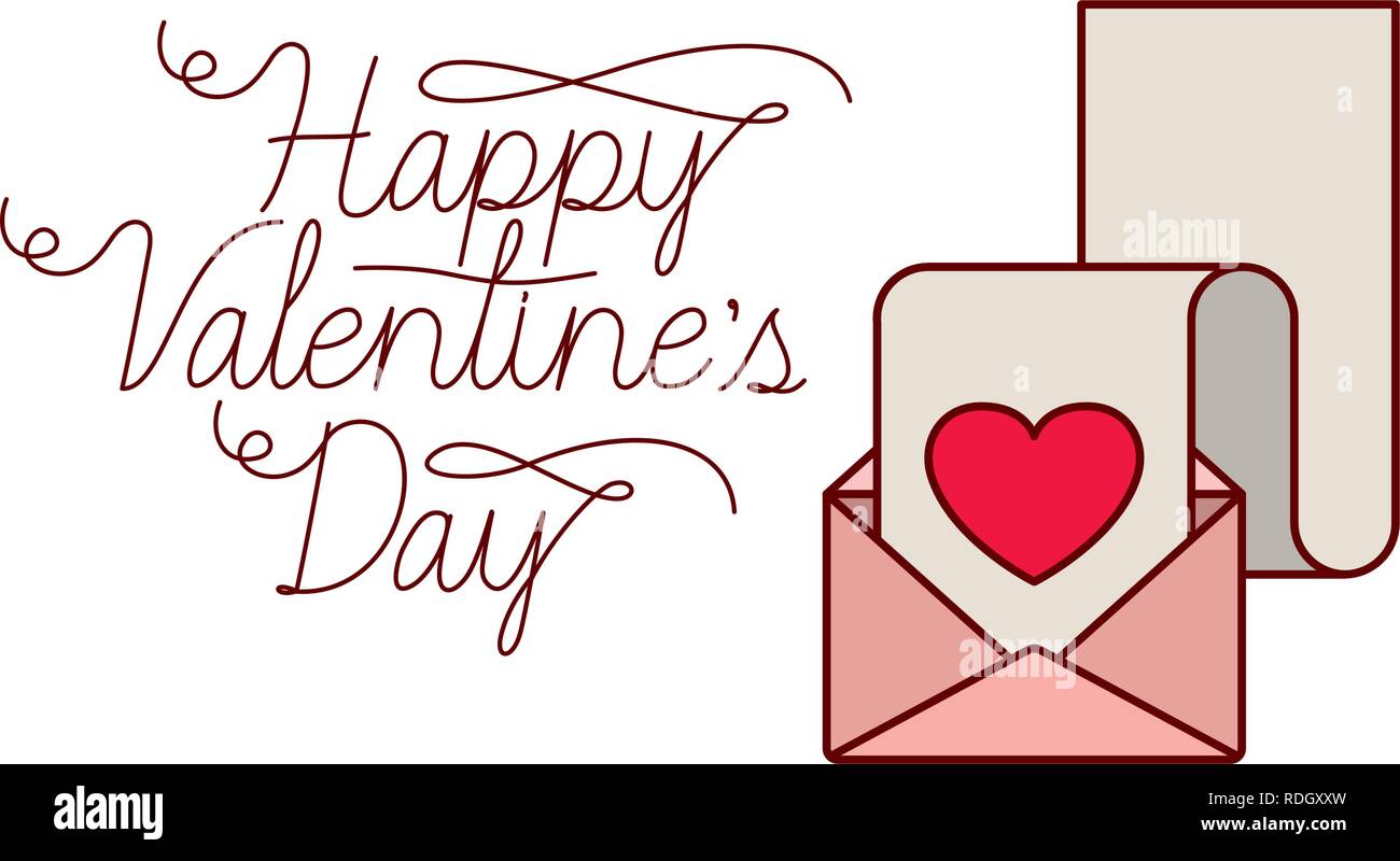 happy valentines day label isolated icon Stock Vector Image & Art - Alamy