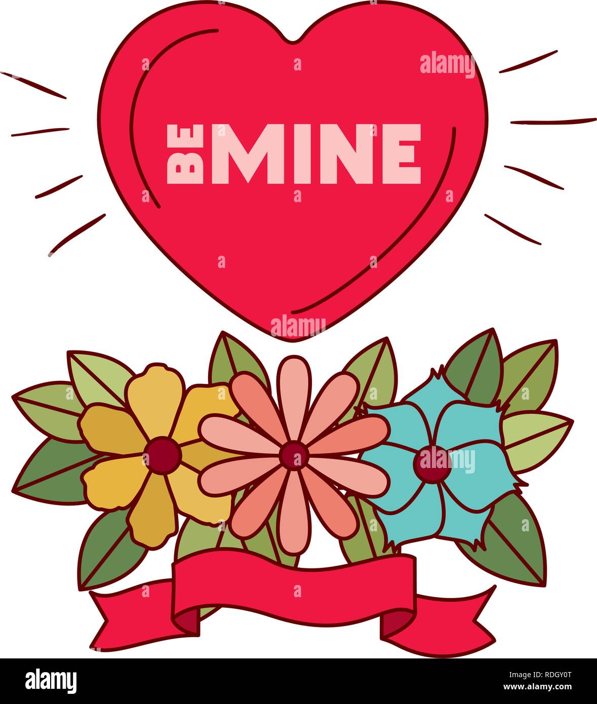 be mine label isolated icon Stock Vector Image & Art - Alamy