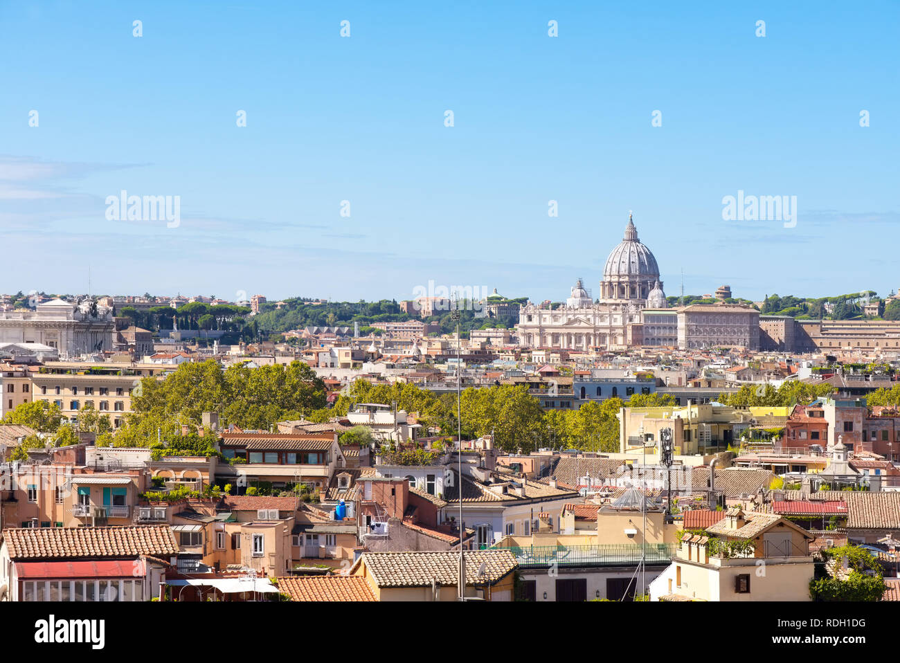 Aerial view of rome hi-res stock photography and images - Alamy