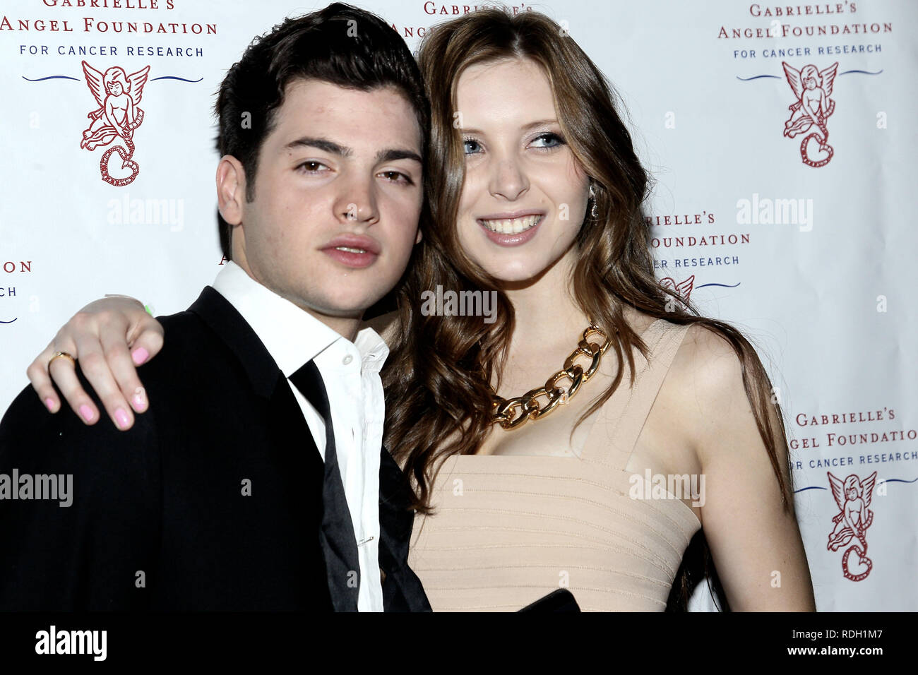 NEW YORK, NY - JUNE 18: Peter Brant, Jr. and Serena Marron attend the ...