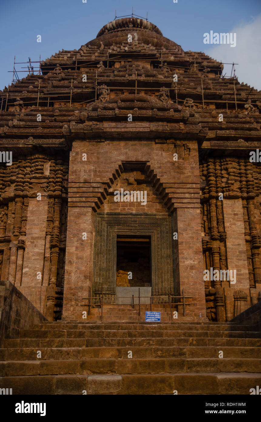 Sun temple, Konark. Exterior Stock Photo - Alamy