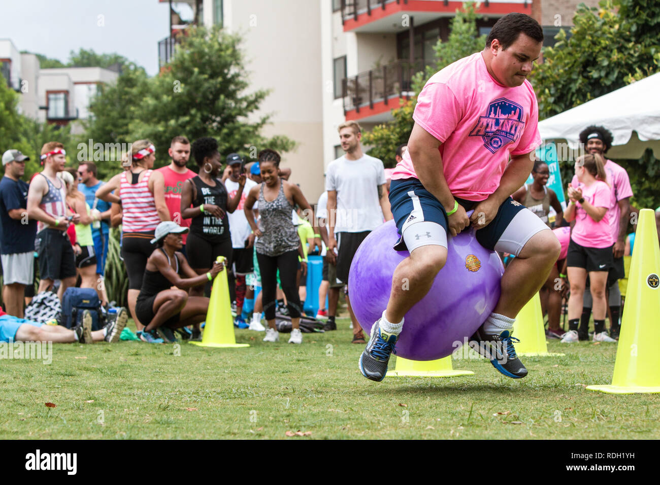 Bouncing male hi-res stock photography and images - Alamy