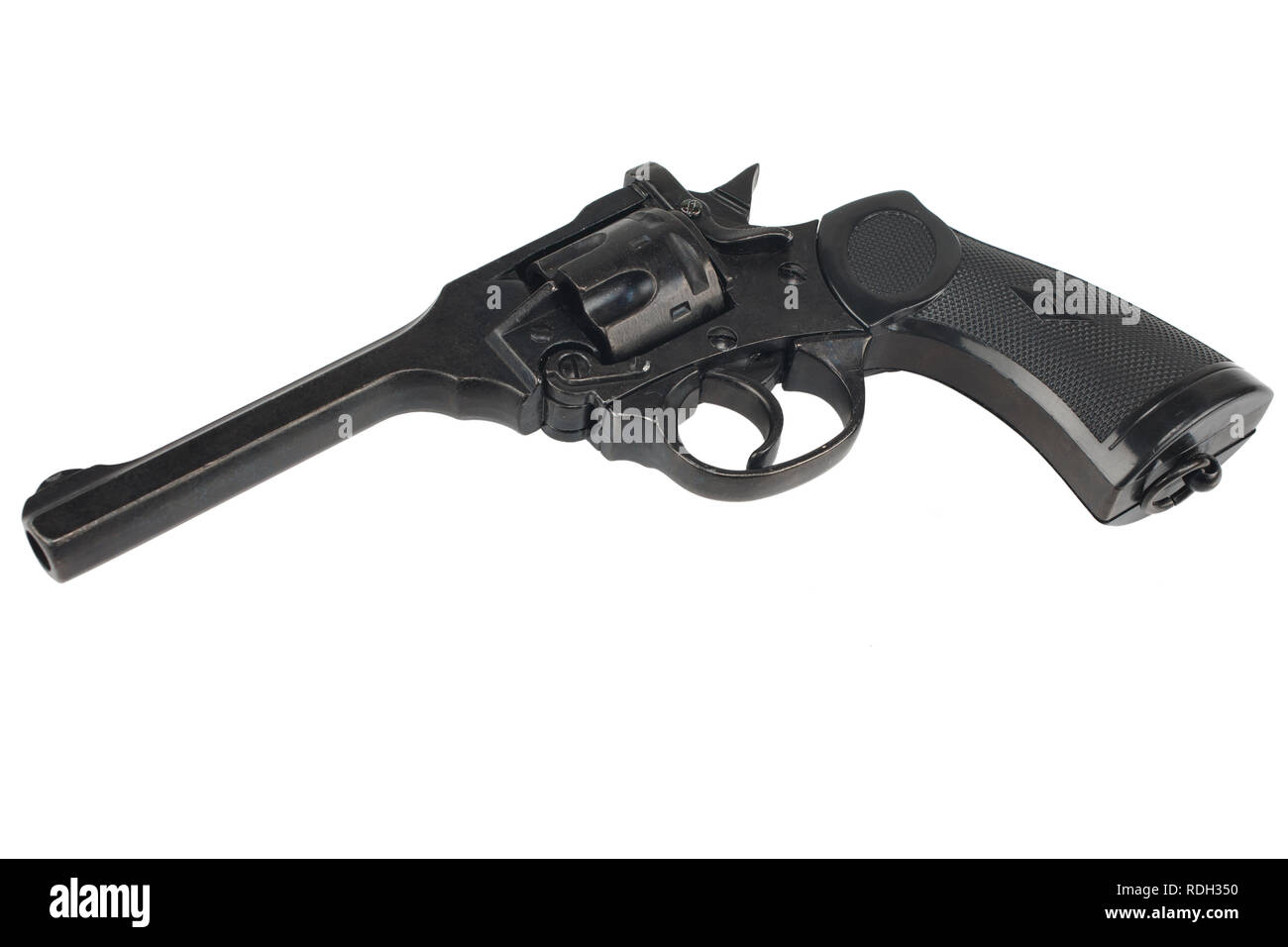 Webley Mk IV Top-Break Revolver service pistol for the armed forces of ...