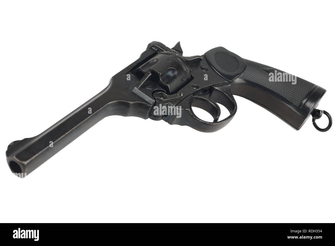 Webley Mk IV Top-Break Revolver service pistol for the armed forces of ...