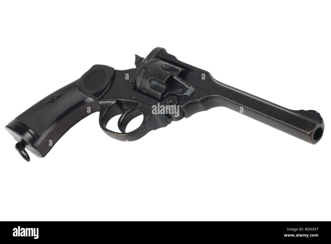 Webley Mk IV Top-Break Revolver service pistol for the armed forces of ...