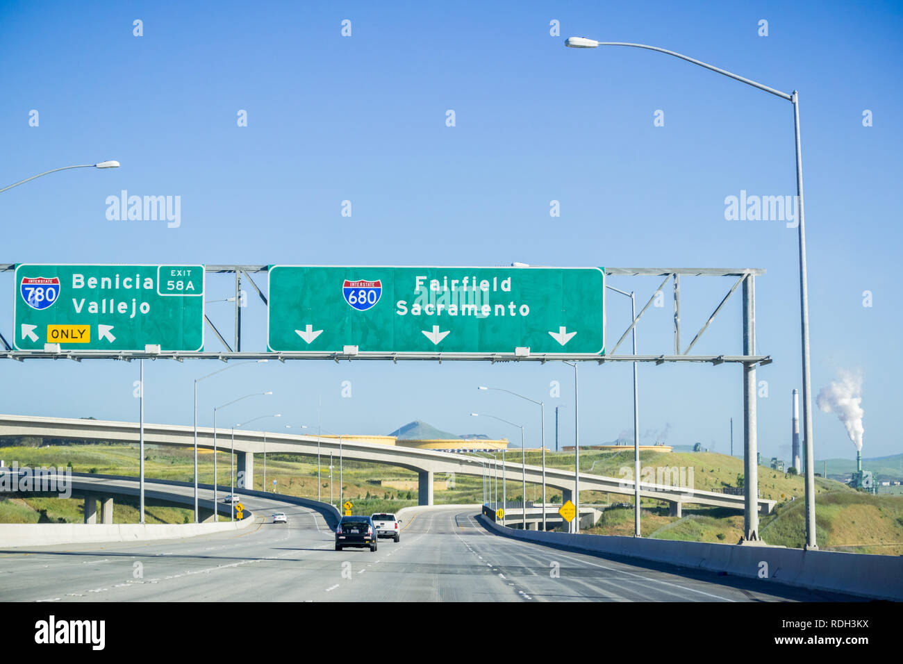 Freeway signs san francisco california hi-res stock photography and ...