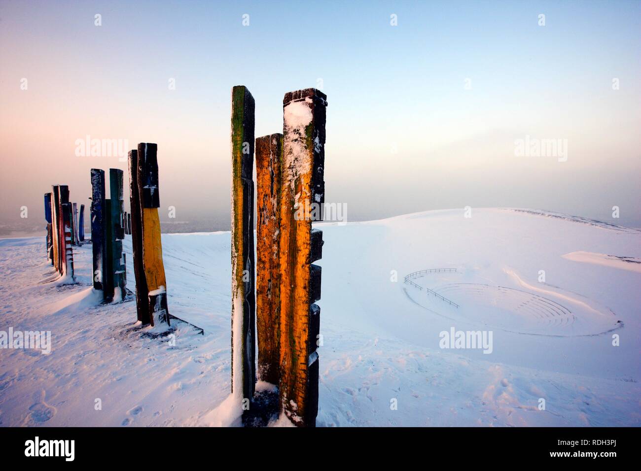 "Totems" landmark art installation created from more than 100 processed ...