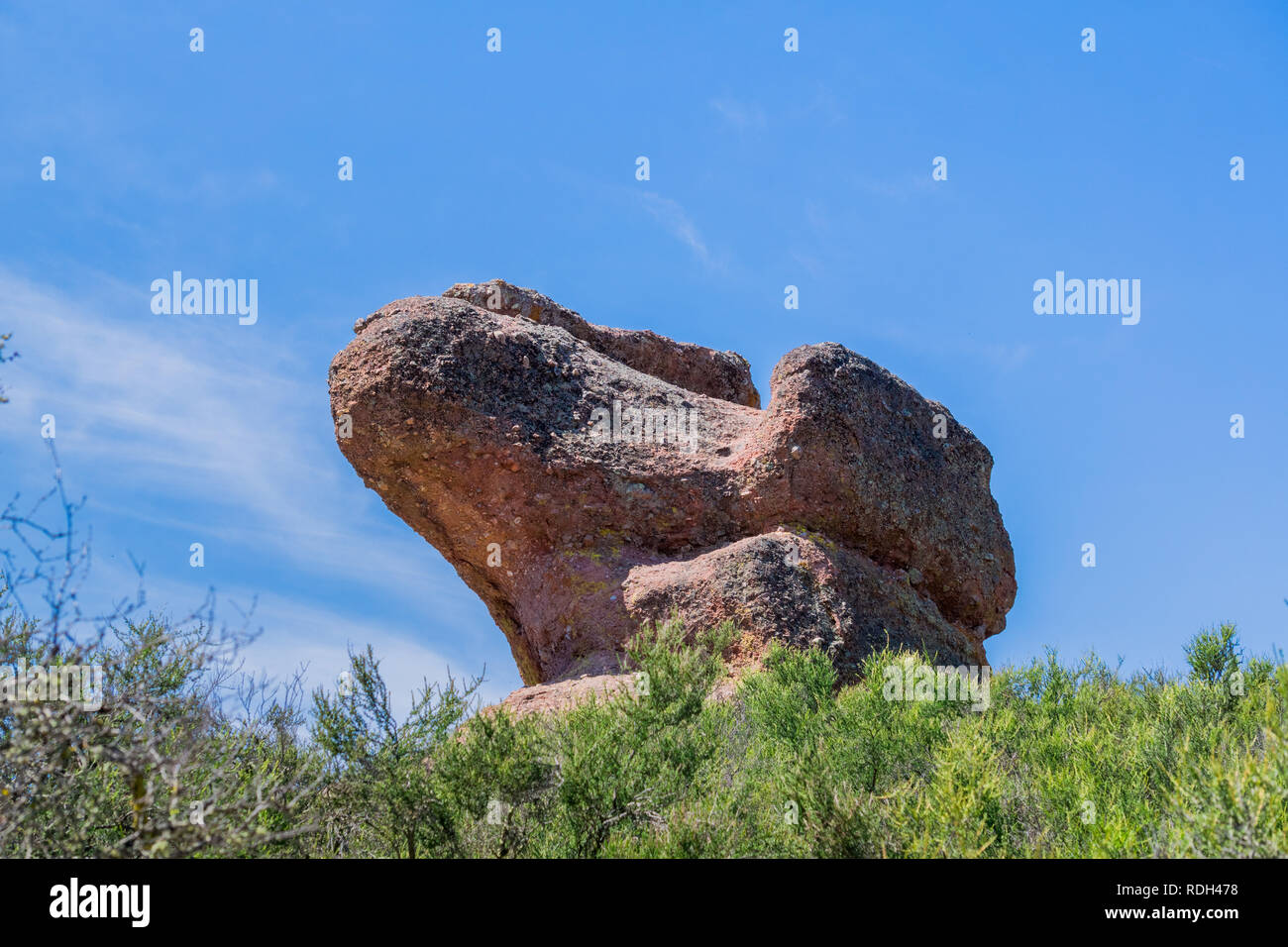 Rock formation, Pinnacles National Park, California Stock Photo - Alamy