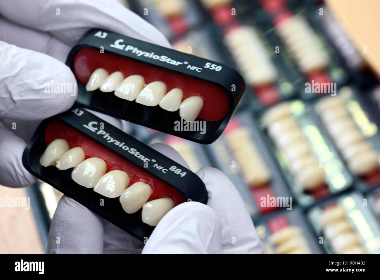 Dental laboratory, manufacture of dental prostheses by a master ...