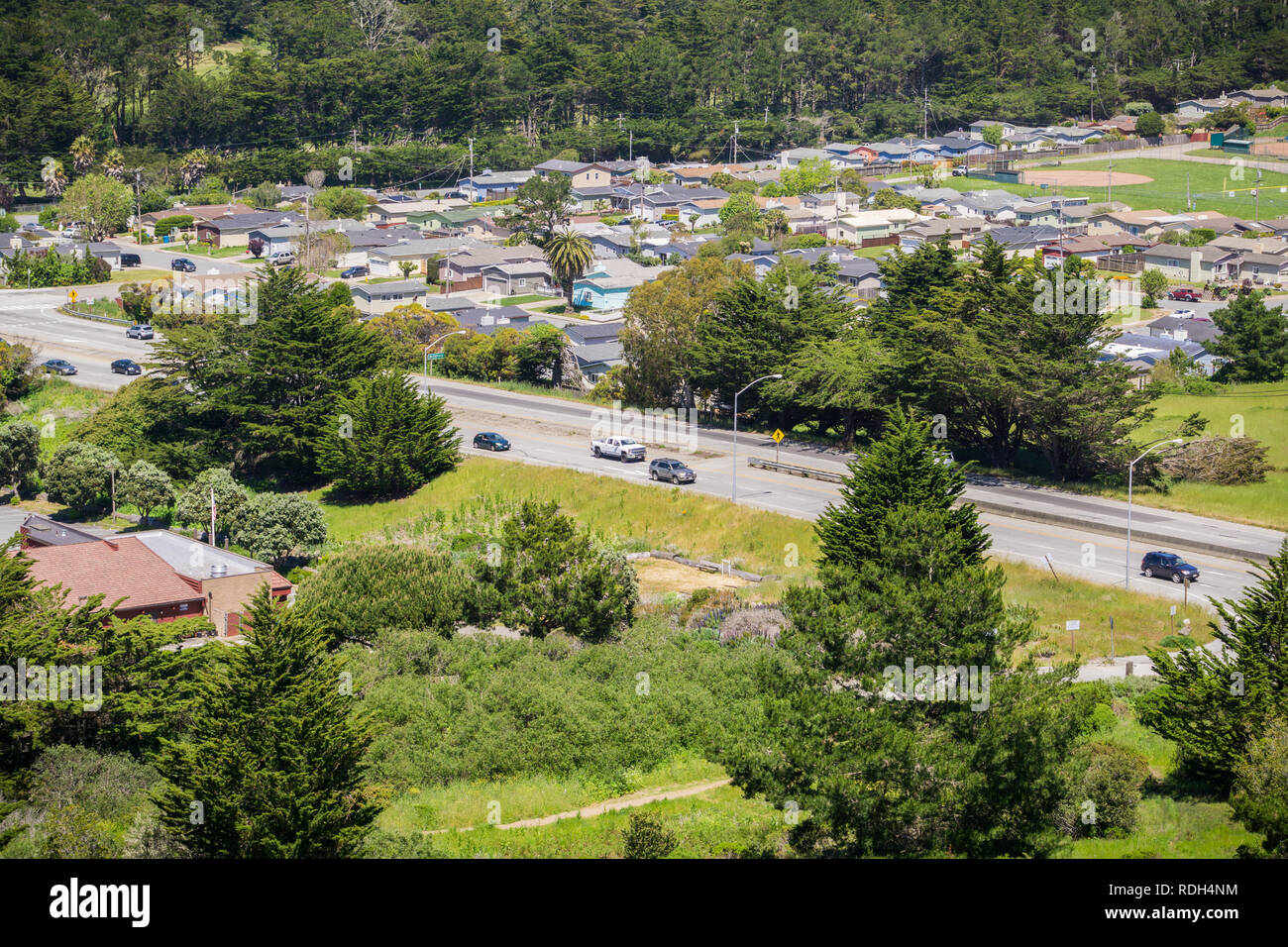 Bay area aerial highway hi-res stock photography and images - Alamy