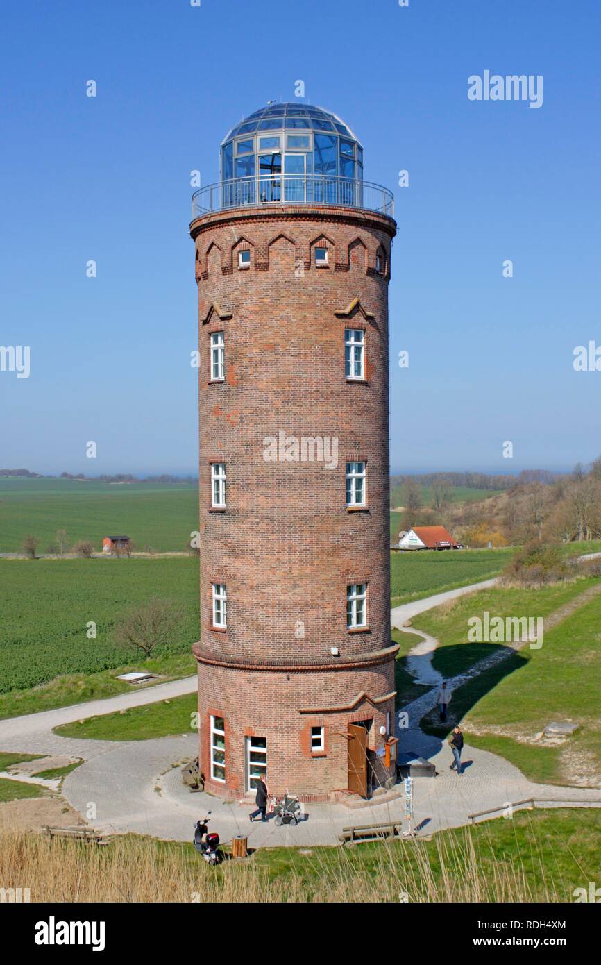 Marinepeilturm lighthouse, Cape Arkona, Ruegen Island, Mecklenburg ...