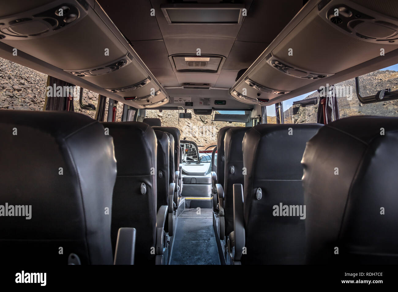 Interior view bus hi-res stock photography and images - Alamy