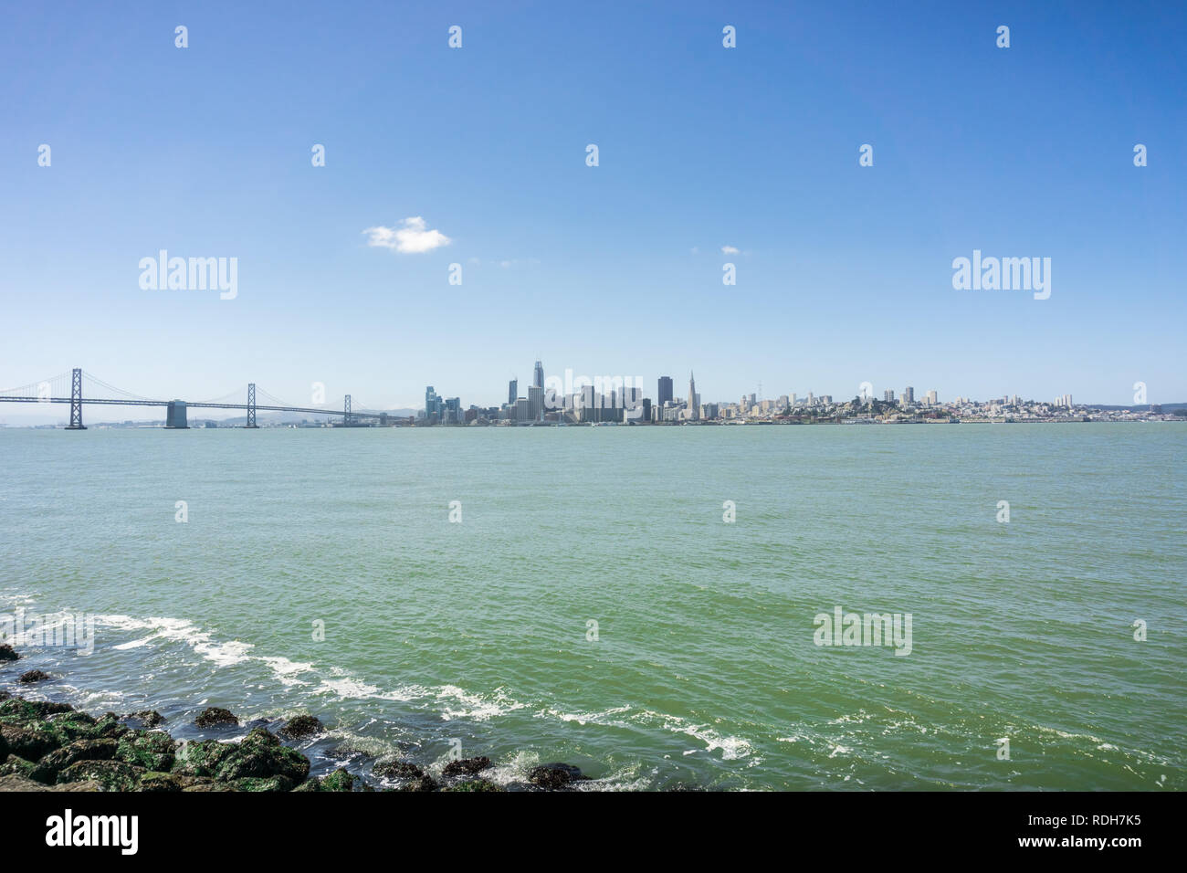 Panoramic view bay bridge hi-res stock photography and images - Alamy