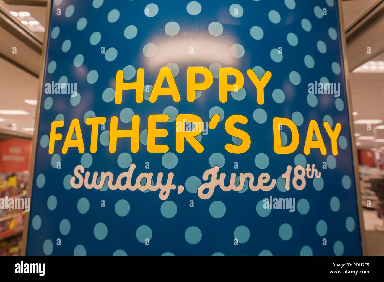 Happy Father's Day sign Stock Photo - Alamy